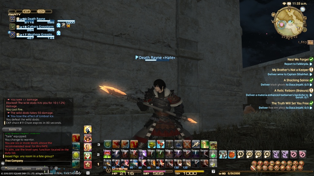 Death Rayne Blog Entry `HUD ` | FINAL FANTASY XIV, The Lodestone