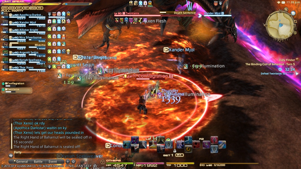 Apothica Darkstar Blog Entry `Twintania Down to 50%` | FINAL FANTASY ...