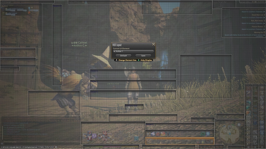 Arthin Cadasan Blog Entry `My HUD Layout` | FINAL FANTASY XIV, The ...