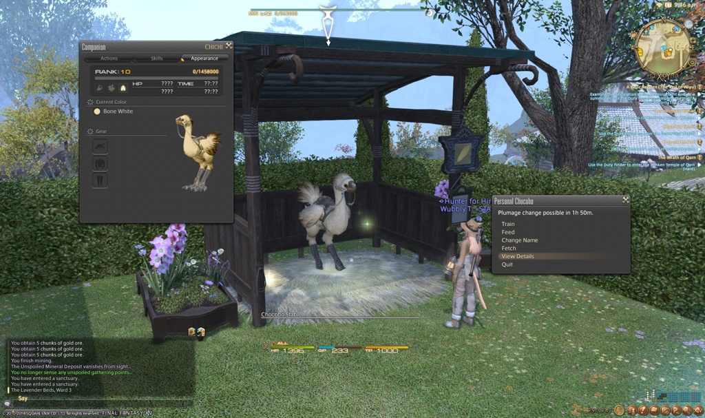 Wubbly Tubbles Blog Entry `Snow White Chocobo` | FINAL FANTASY XIV, The ...