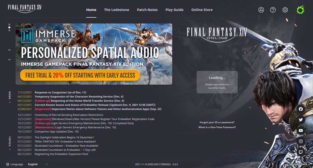 Rei Hwan Blog Entry `Launcher errors` | FINAL FANTASY XIV, The Lodestone