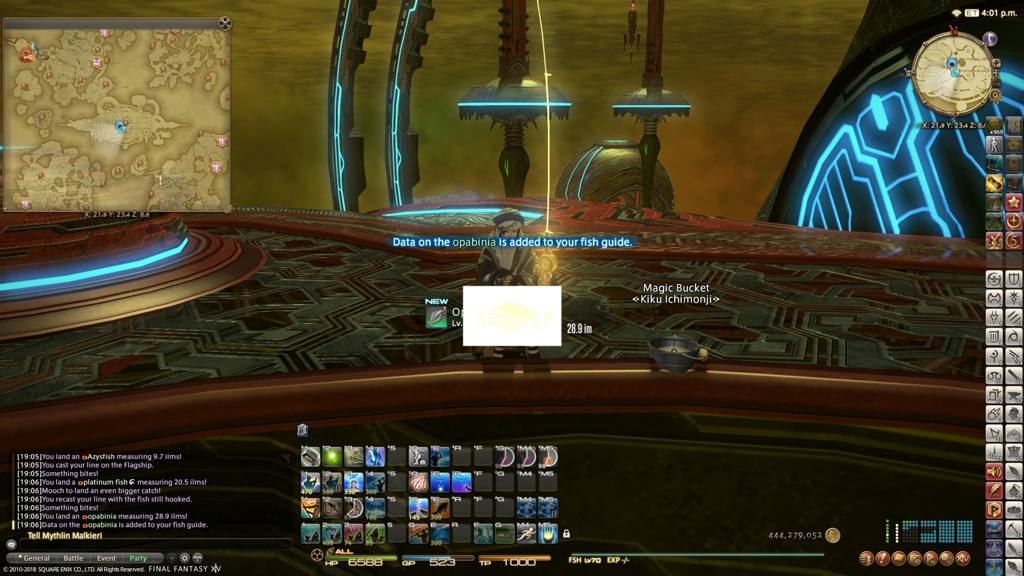 Kiku Ichimonji Blog Entry `790/790 Fish Caught!` | FINAL FANTASY XIV ...