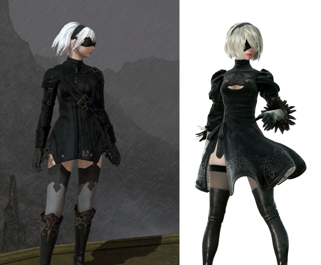 Aryana Nephilim Blog Entry `NieR 2b Glamour on Ninja` | FINAL FANTASY XIV, The Lodestone