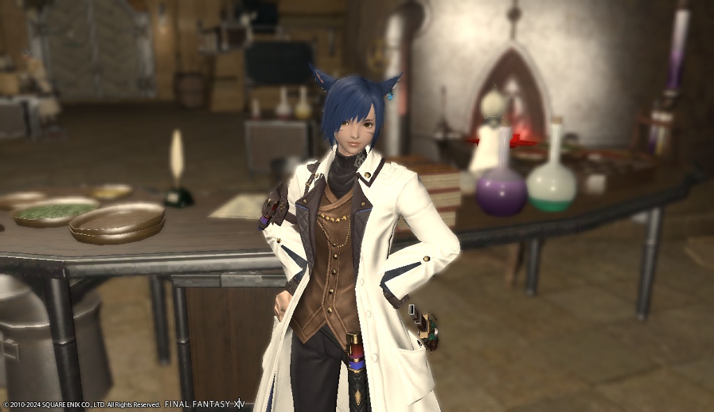 Masqa Masuquerade 日記「ほしかった白衣、錬金術師LV80」 | FINAL FANTASY XIV, The Lodestone