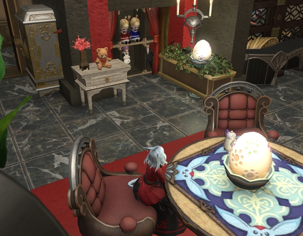 Silvia Rees 日記「赤と黒と緑のハウジングと学のAW完成。」 | FINAL FANTASY XIV, The Lodestone