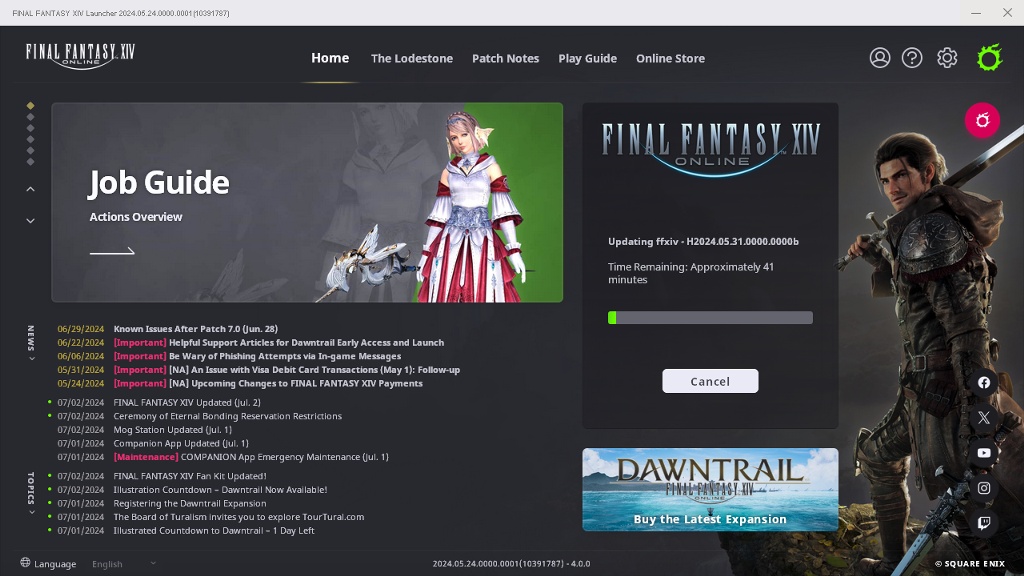Deceptive Cadence 日記「macOS版スターターキット」 | FINAL FANTASY XIV, The Lodestone