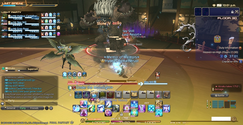 Hydeus Cantatherust 日記「Heaven on High intro & tips」 | FINAL FANTASY XIV ...