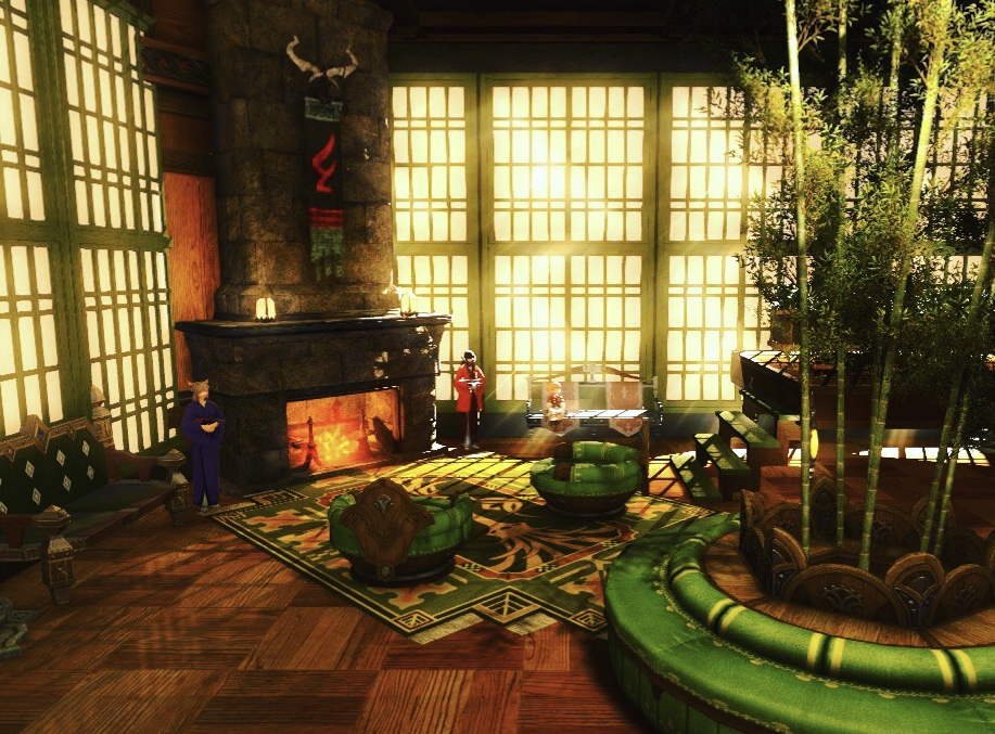 Ochibi Onenne Blog Entry `Simple green basement room Medium FC house ...