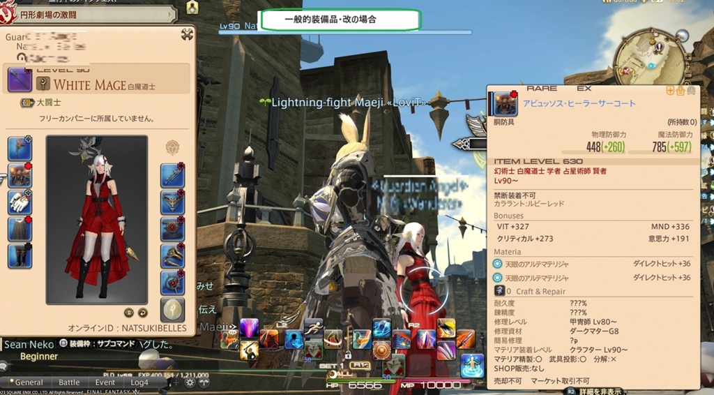 Lightining Rafelwoman Blog Entry `こないだ,エーテライト付近では8 /main では,#蒼天 後半 ,ついに #魔大陸 へ` | FINAL FANTASY ...