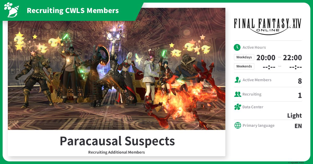 Recruiting Paracausal Suspects Members (Community Finder) | FINAL ...