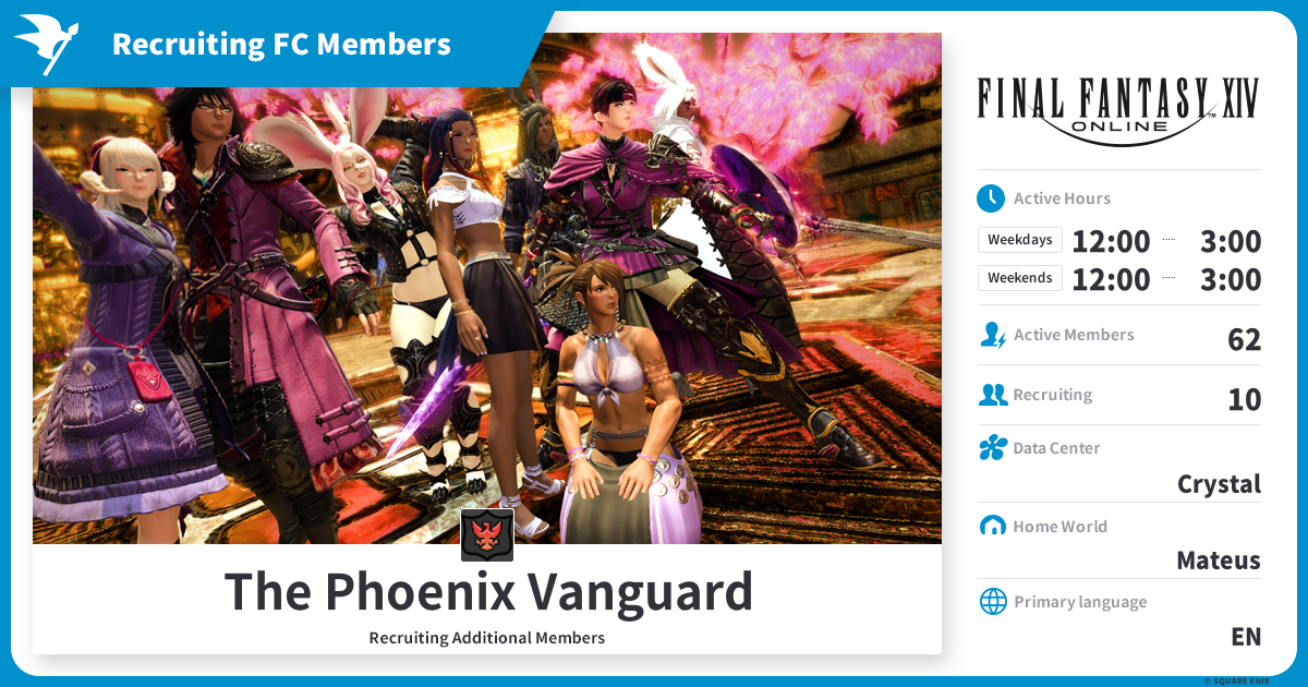 Recruiting The Phoenix Vanguard Members (Community Finder) | FINAL ...