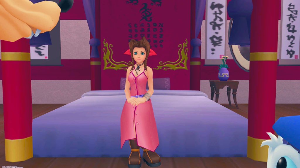 Mochi Momo Blog Entry `Hoping to see Aerith again in Kingdom Hearts 4 ...