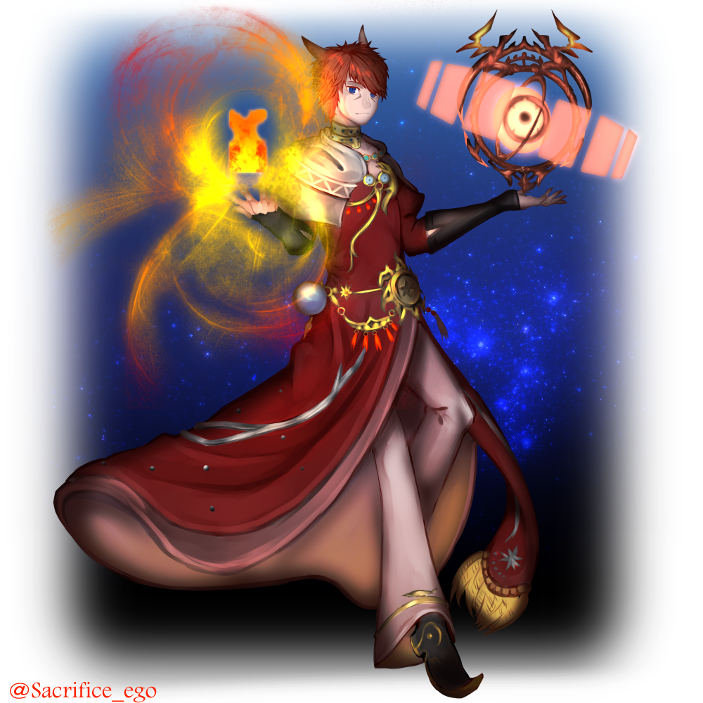 Ryuo Kami 日記「フレンドを描いてみた」 | FINAL FANTASY XIV, The Lodestone