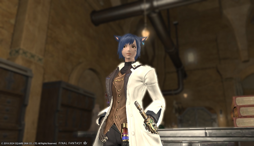 Masqa Masuquerade 日記「ほしかった白衣、錬金術師LV80」 | FINAL FANTASY XIV, The Lodestone