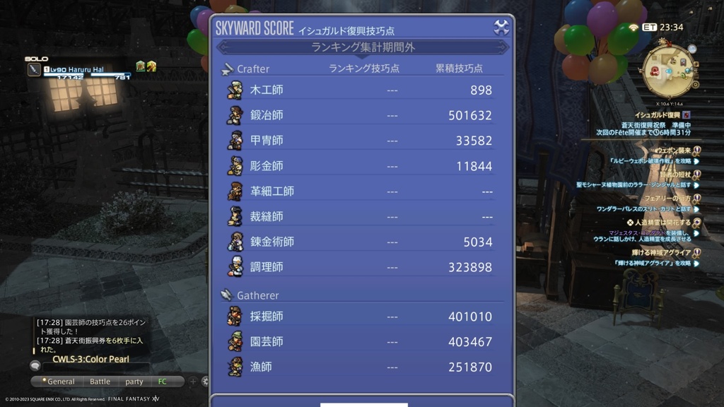 Haruru Hal 日記「プテラノドン再チャレンジ途中経過」 | FINAL FANTASY XIV, The Lodestone