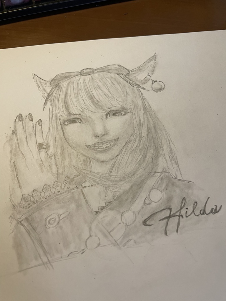 Hilda Beatrice 日記「フレさんを描いてみた②」 | FINAL FANTASY XIV, The Lodestone