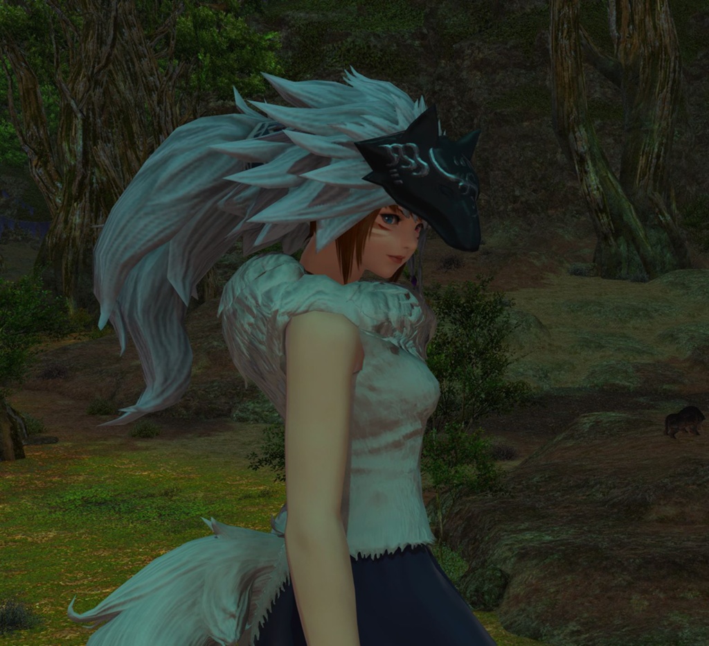 Temari Sakura Blog Entry `もののけ姫風ミラプリ🐺` | FINAL FANTASY XIV, The Lodestone