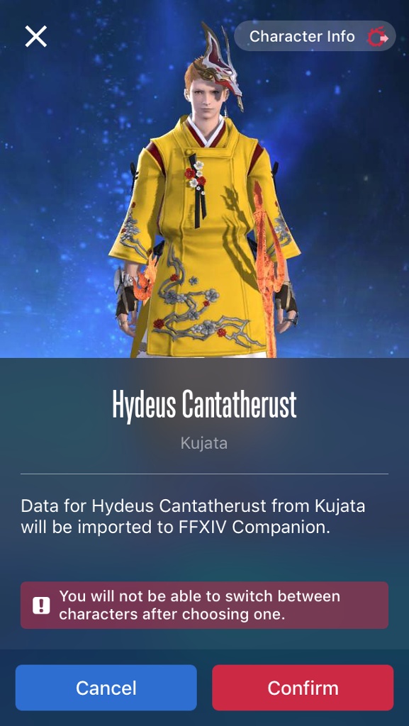 Hydeus Cantatherust Blog Entry `FFXIV Companion App is released ...