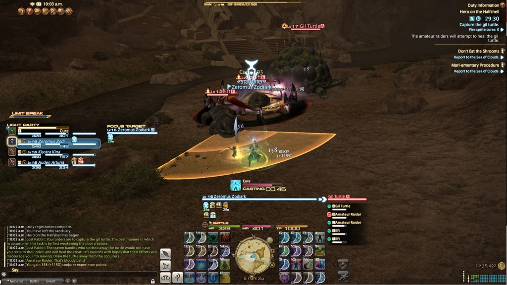 Eden Hana Blog Entry `My UI w/ HUD Layout` | FINAL FANTASY XIV, The Lodestone