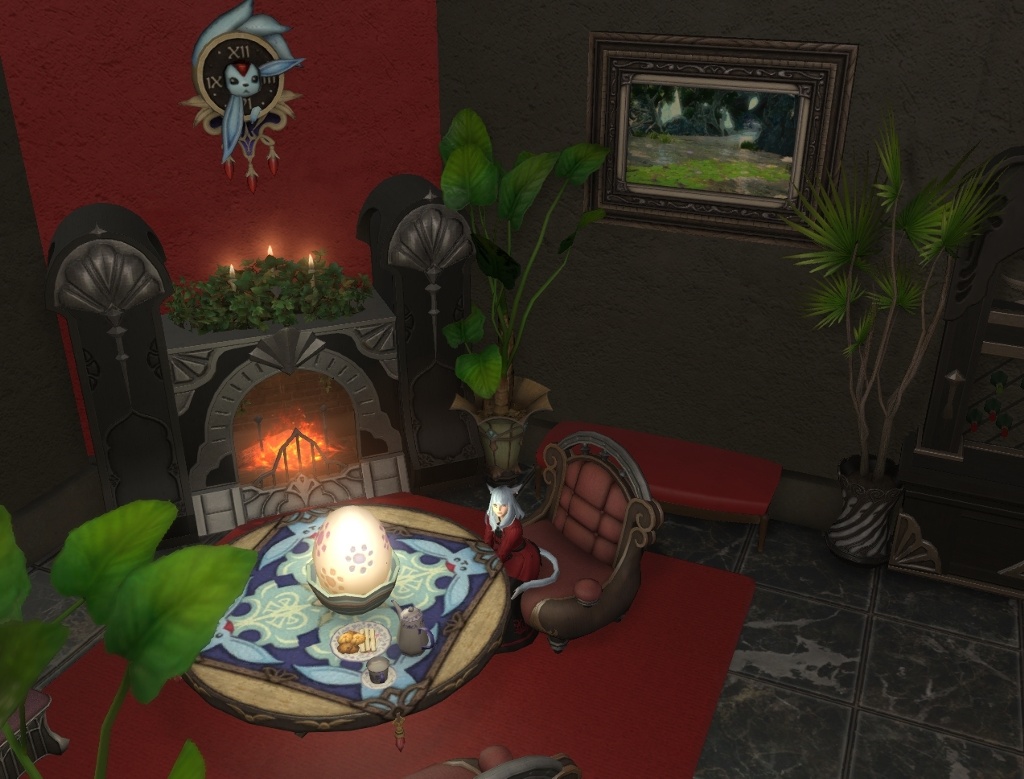 Silvia Rees 日記「赤と黒と緑のハウジングと学のAW完成。」 | FINAL FANTASY XIV, The Lodestone