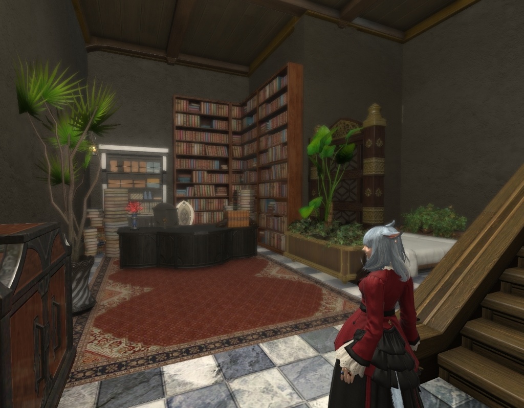 Silvia Rees 日記「赤と黒と緑のハウジングと学のAW完成。」 | FINAL FANTASY XIV, The Lodestone