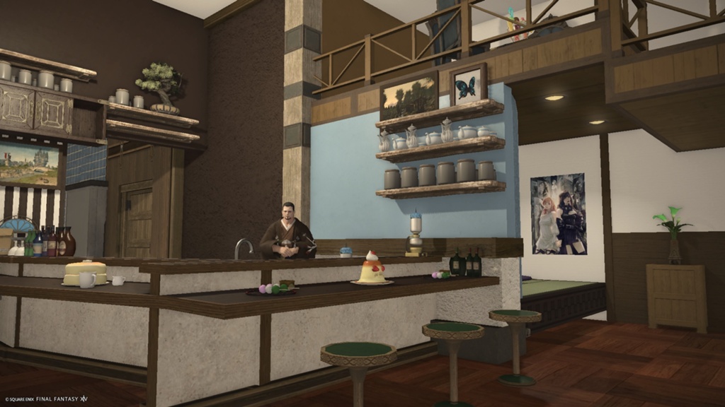 Moka Teya Blog Entry `[ハウジング]喫茶リコリコを全力で再現してみた。` | FINAL FANTASY XIV ...