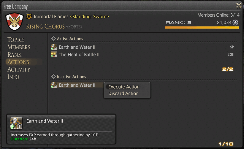 FINAL FANTASY XIV, The Lodestone - Rising Chorus's Forum: `FC Mini ...