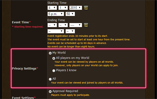 Event & Party Recruitment Guide | FINAL FANTASY XIV, The Lodestone