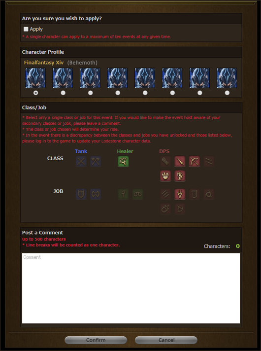 Event & Party Recruitment Guide | FINAL FANTASY XIV, The Lodestone