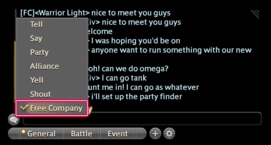 Chatting to Free Company Members | UI Guide | FINAL FANTASY XIV, The ...